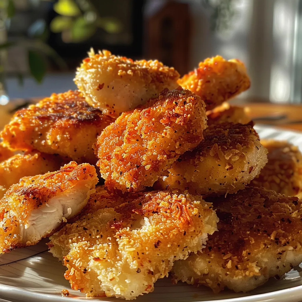 Nuggets de Pollo Caseros: Sencillos y Sabrosos